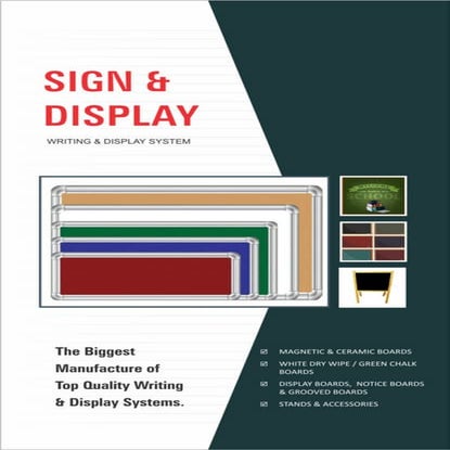 WRITING AND NOTICE BOARD By Corporate Needs | PDF