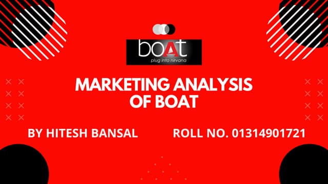 A case study on boAt brand presentation by Preeti singh | PDF