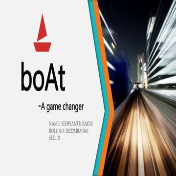 boAt lifestyle Success Story.pptx