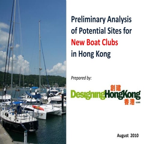 Preliminary Analysis of Potential Sites for New Boat Clubs in Hong Kong ...