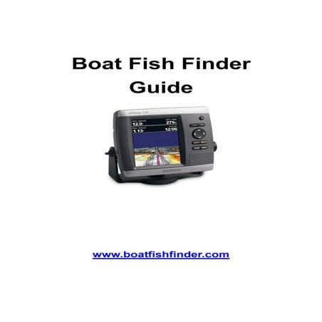 Boat fish finder guide | PDF