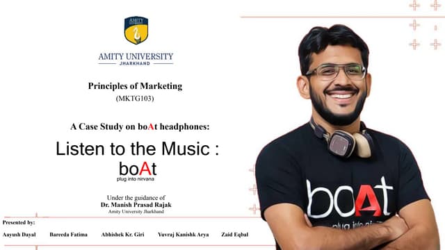 A case study on boAt brand presentation by Preeti singh | PDF