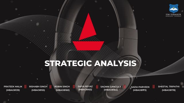 A case study on boAt brand presentation by Preeti singh | PDF