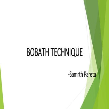Bobath approaches | PPT