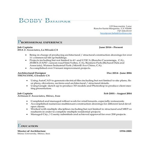 RESUME | PDF
