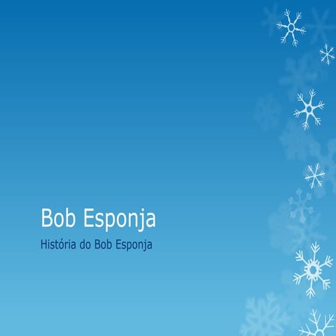 Bob esponja | PPTX