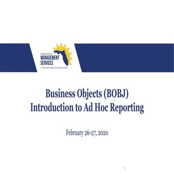 BOBJ Adhoc Reporting.pptx