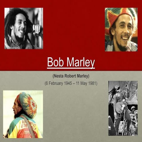 Bob marley presentation lucys assignment | PPTX