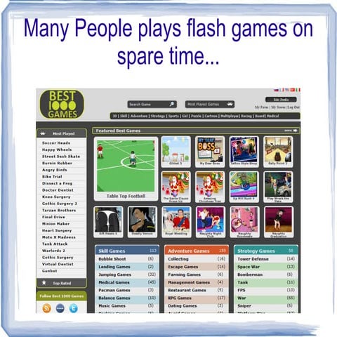 Flash Game Site | ODP