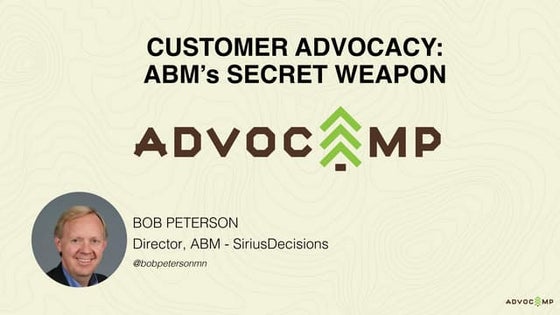 Reference Selling with Customer Advocacy | PPT