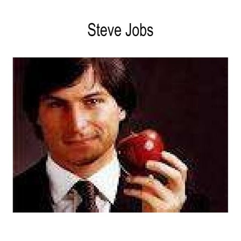 Biografia de steve jobs | PPTX