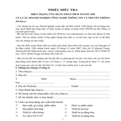 Bo cau hoi_dieu_tra_dn_ud_pmnm cntt(1) | PDF