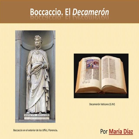 Boccaccio. El Decamerón | PPTX