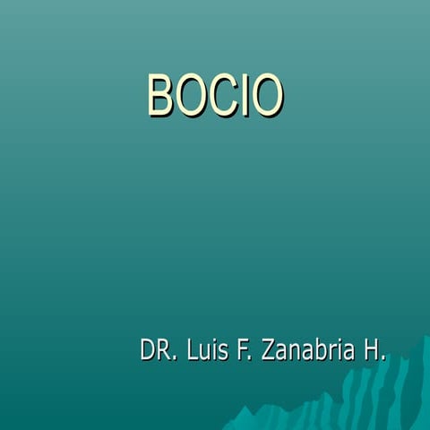 Bocio | PPTX