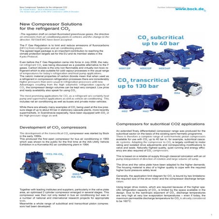 Bock Compressors Co2 | PPT