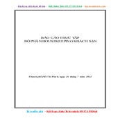 Báo Cáo Thực Tập Bộ Phận Housekeeping Khách Sạn, 9 điểm.docx