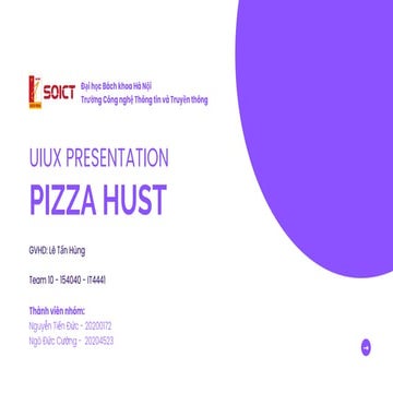 Pizza Hust game casual kết hợp giữa giải đố và sáng tạo, nơi người chơi ...