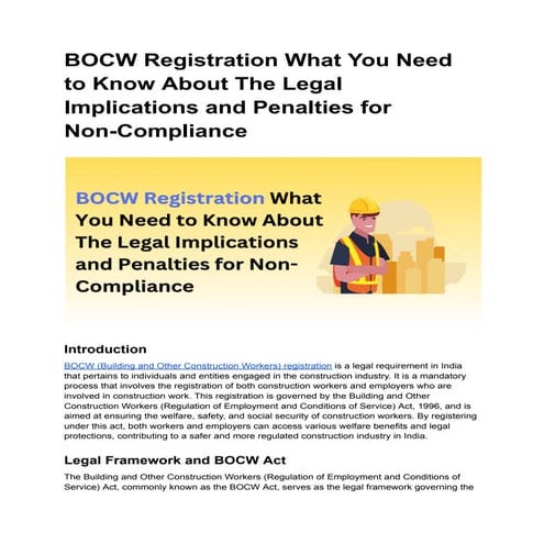 BOCW Registration What You Need to Know About The Legal Implications ...