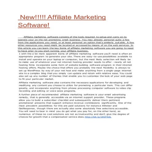 marketing software | PDF