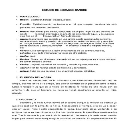 Bodas de sangre | PDF