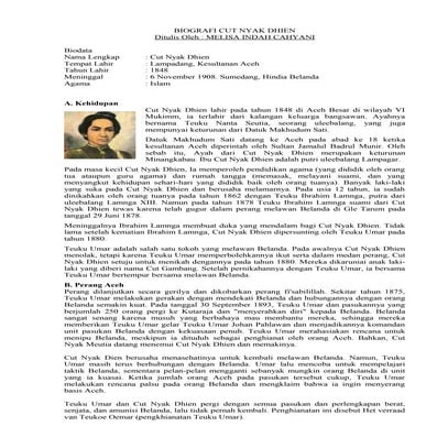 Bodata cut nyak dhien | DOC