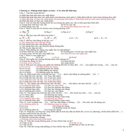 Bo de tong hop co dap an co ky thuat | PDF