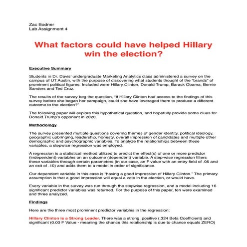 Analysis of 2020 USA Presidential Election | PPT