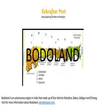 Bodoland | PPTX