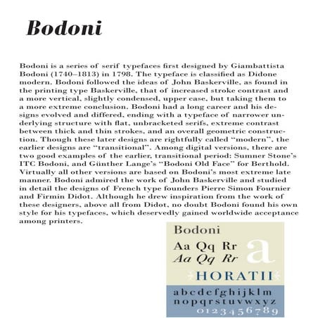 Bodoni | PDF