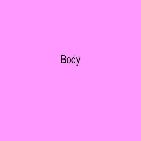 Unit 2 my body | PPTX