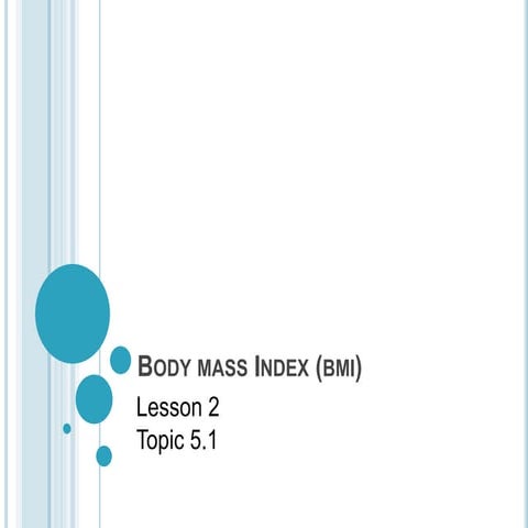 Body Mass Index Main Activity | PPT
