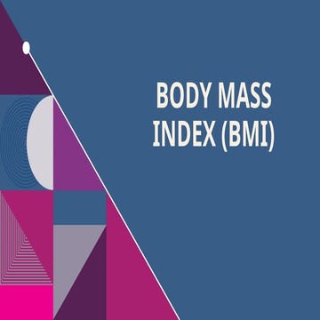 Body-mass-index-bmi- physical education for grade 10 | PPTX