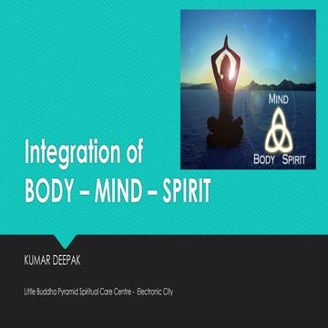 Integration of Body-Mind-Spirit | PDF