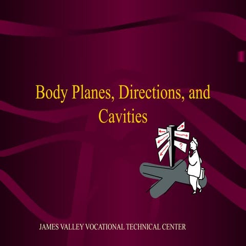 Body planes-directions-and-cavities unit 2 | PPT