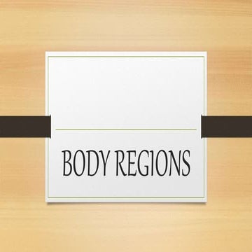 BODY-REGIONS.pptxinpathfit1styearengineering | PPTX