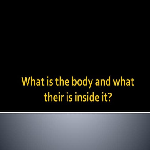Body and body parts what is it where are they | PPTX | Skin and ...