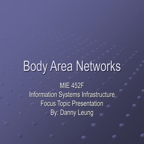 Body Area Networks.ppt