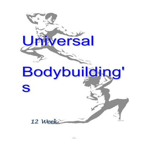 Body Building Universal 12 Week Bodybuilding Course (English) | PDF