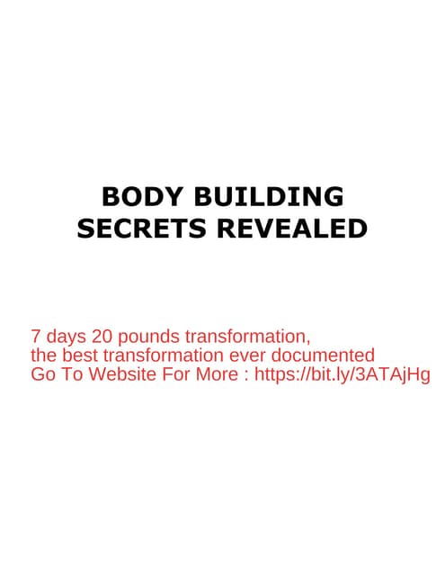 Debunking Fitness Myths - CBS News | PDF