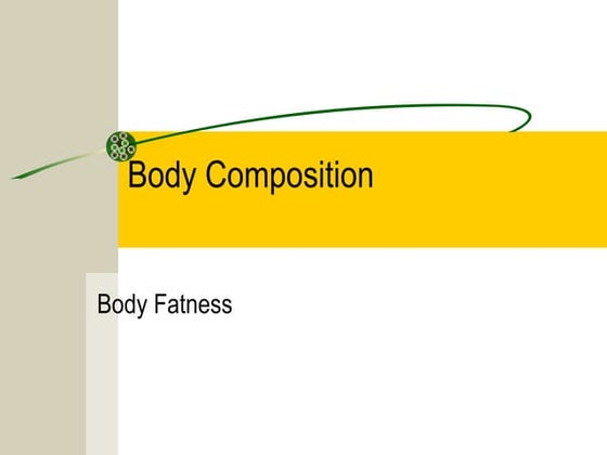 Body composition3 | PPT