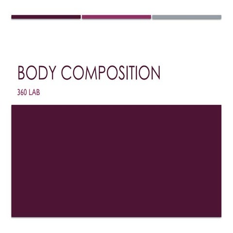 Body Composition For Biology Students.pptx