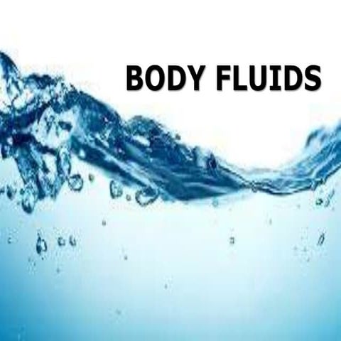 BODY FLUIDS | PPTX