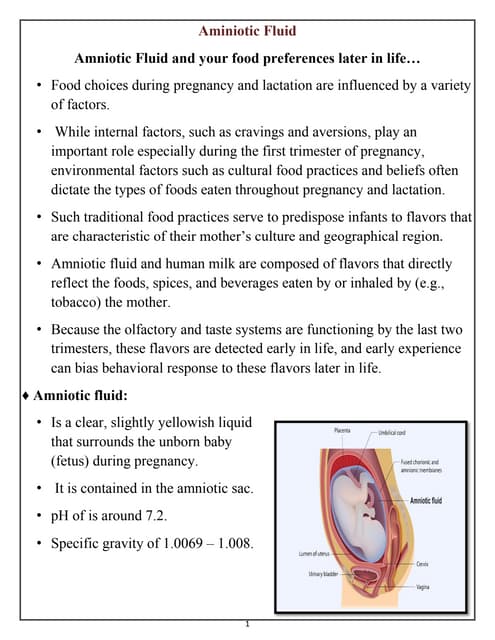 Fetal Membranes, Amniotic Cavity and Amniotic Fluid | PPTX