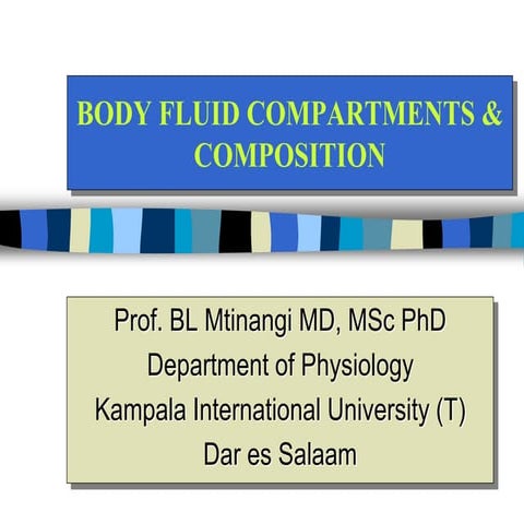 Body fluid compartment.ppt