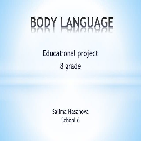 Body language | PPT