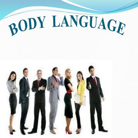 Body language ppt