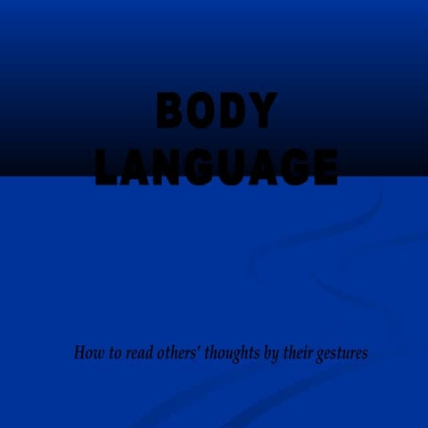 Body language | PPT