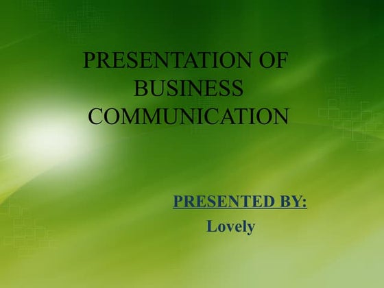 Body language for effective communication | PPT