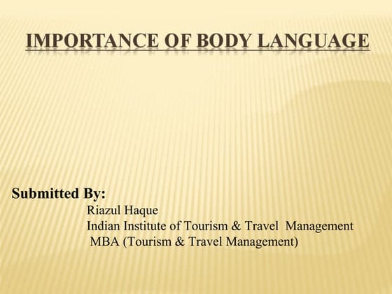 Body Language | PPT
