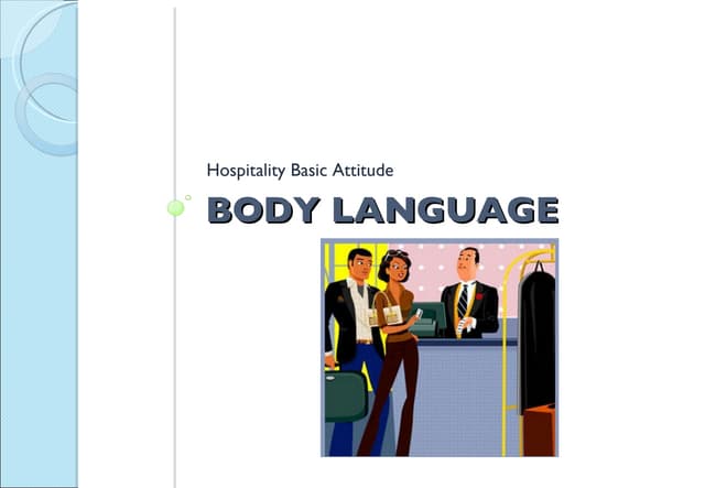 Staff etiquette & manners in hospitality | PPT